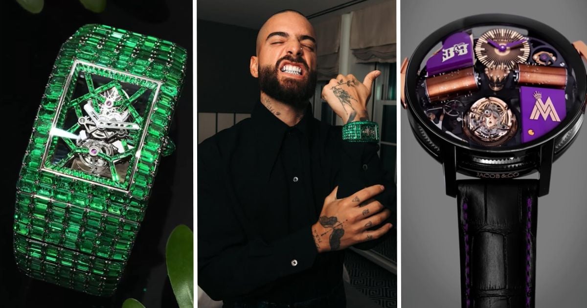 Los 3 lujosos relojes Maluma que valen millones de millones y están ...
